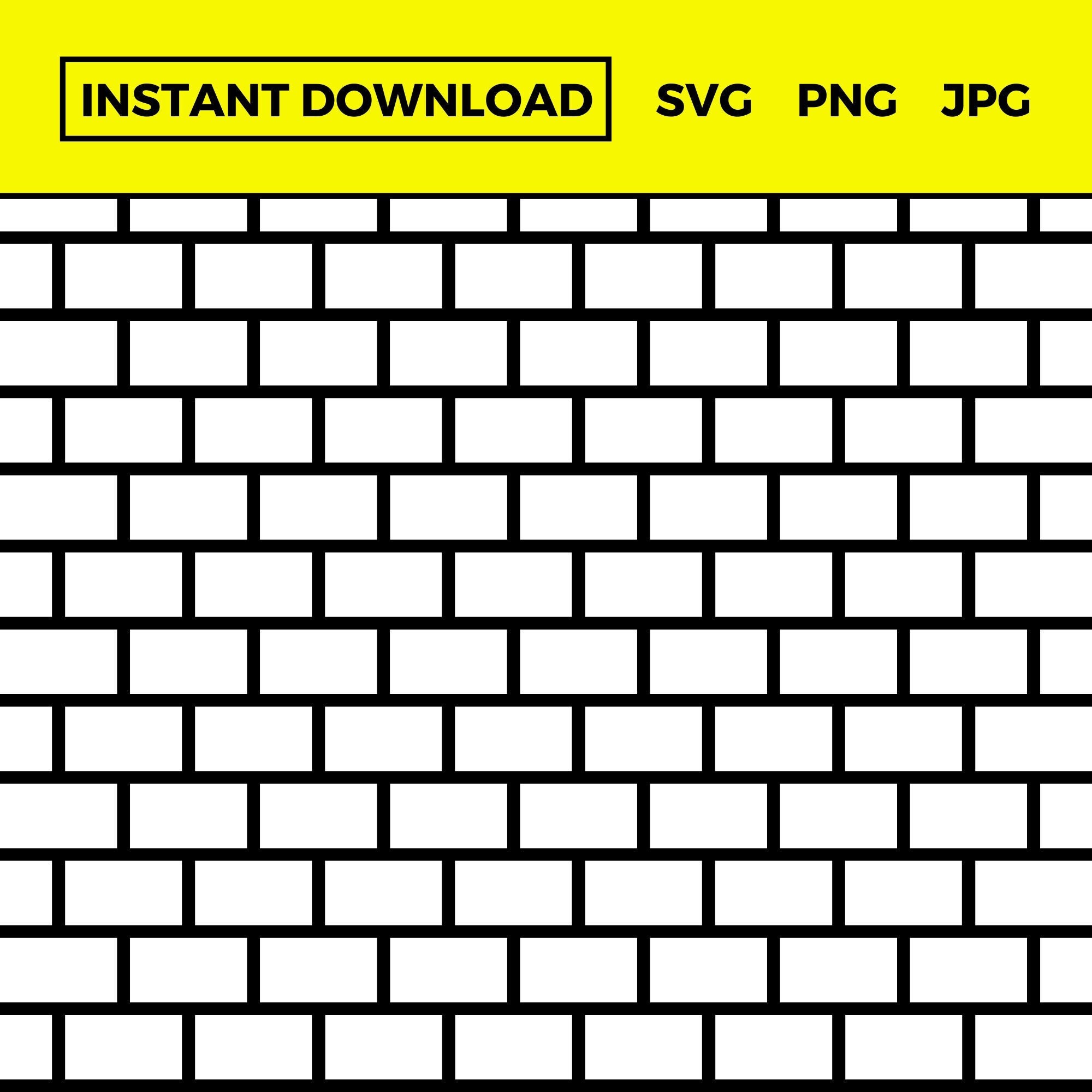 Brick Pattern SVG, Brick Pattern PNG, Brick Pattern, Brick Pattern ...