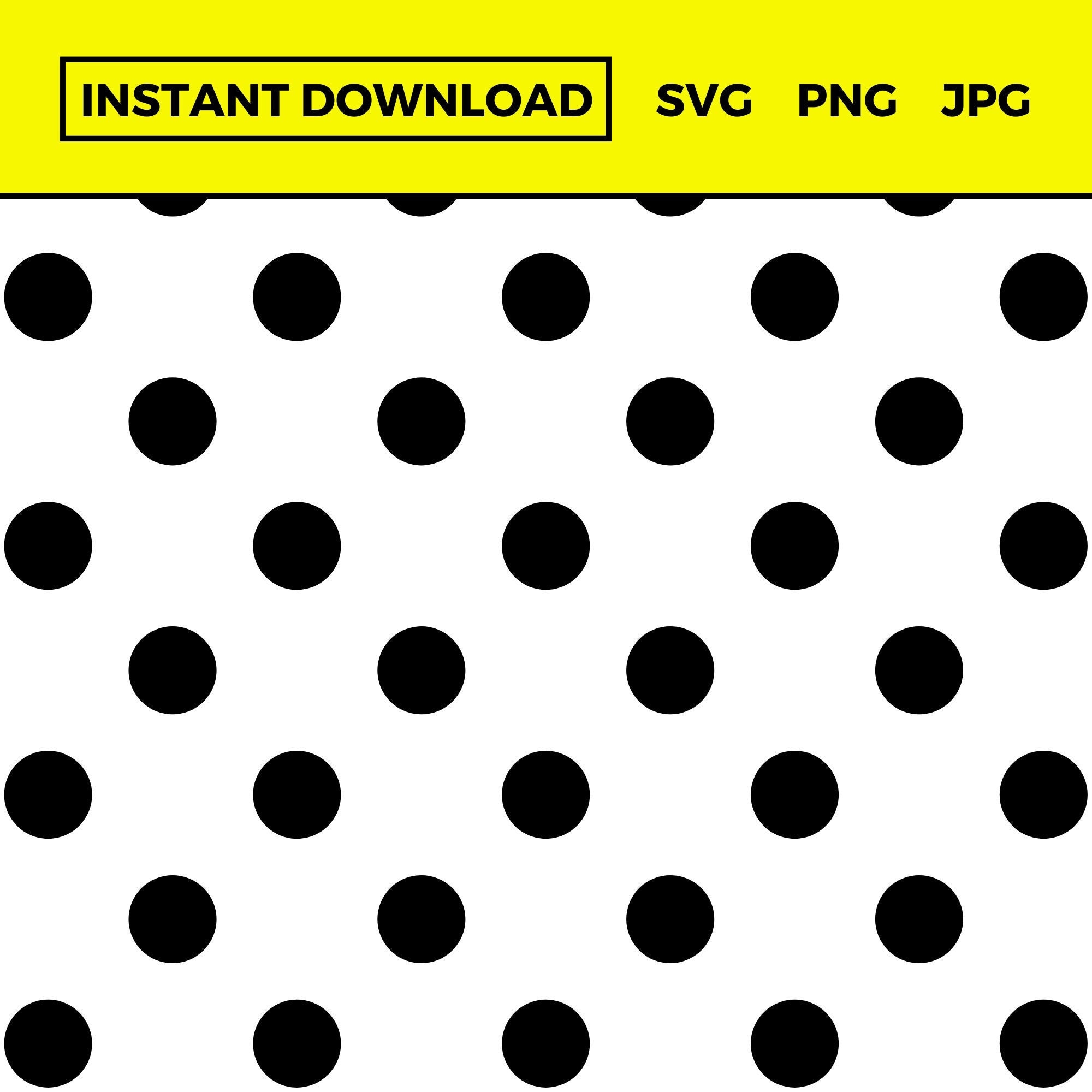 Polka Dots SVG, Polka Dots PNG, Polka Dots Pattern, Polka Dots Seamless ...