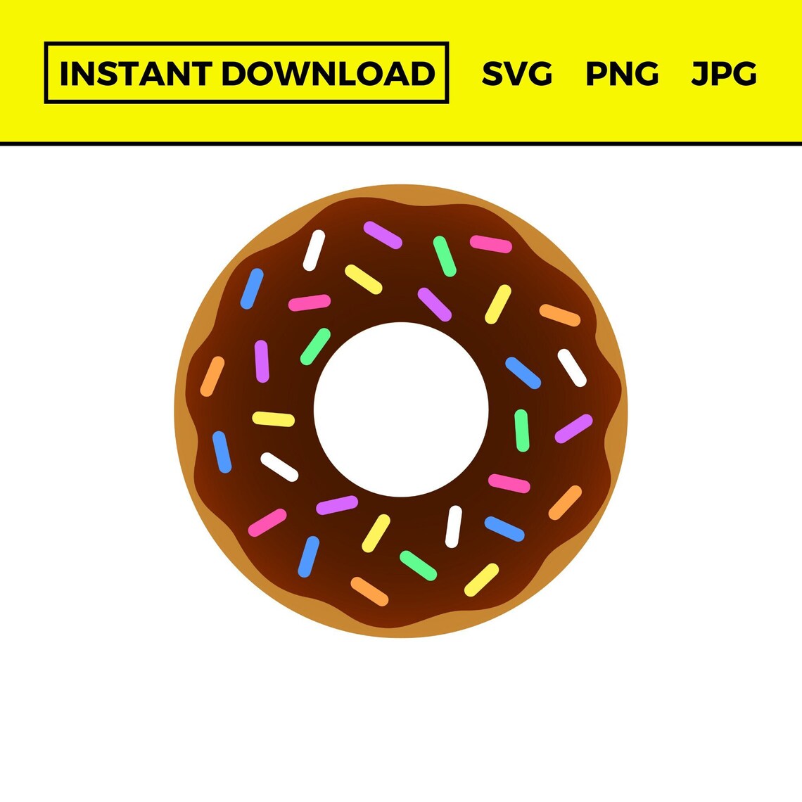 Donut SVG, Donut PNG, Donut JPG, Donut Image, Donut Clipart, Donut Clip ...