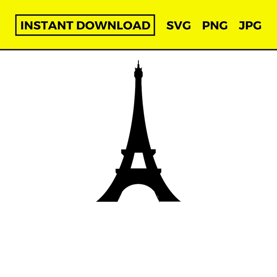 Eiffel Tower SVG, Eiffel Tower PNG, Eiffel Tower Silhouette Svg, Eiffel ...