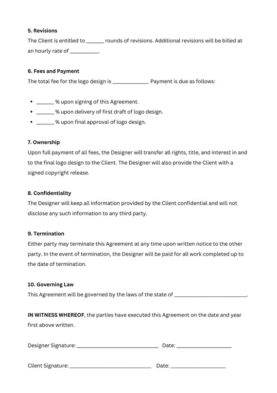 Logo Design Agreement