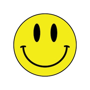 Yellow Smiley Face SVG Yellow Smiley Face PNG Yellow Smiley - Etsy