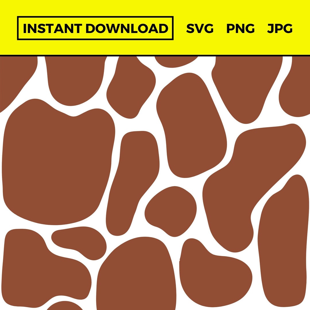 Giraffe Pattern SVG, Giraffe Pattern PNG, Giraffe Pattern, Giraffe ...
