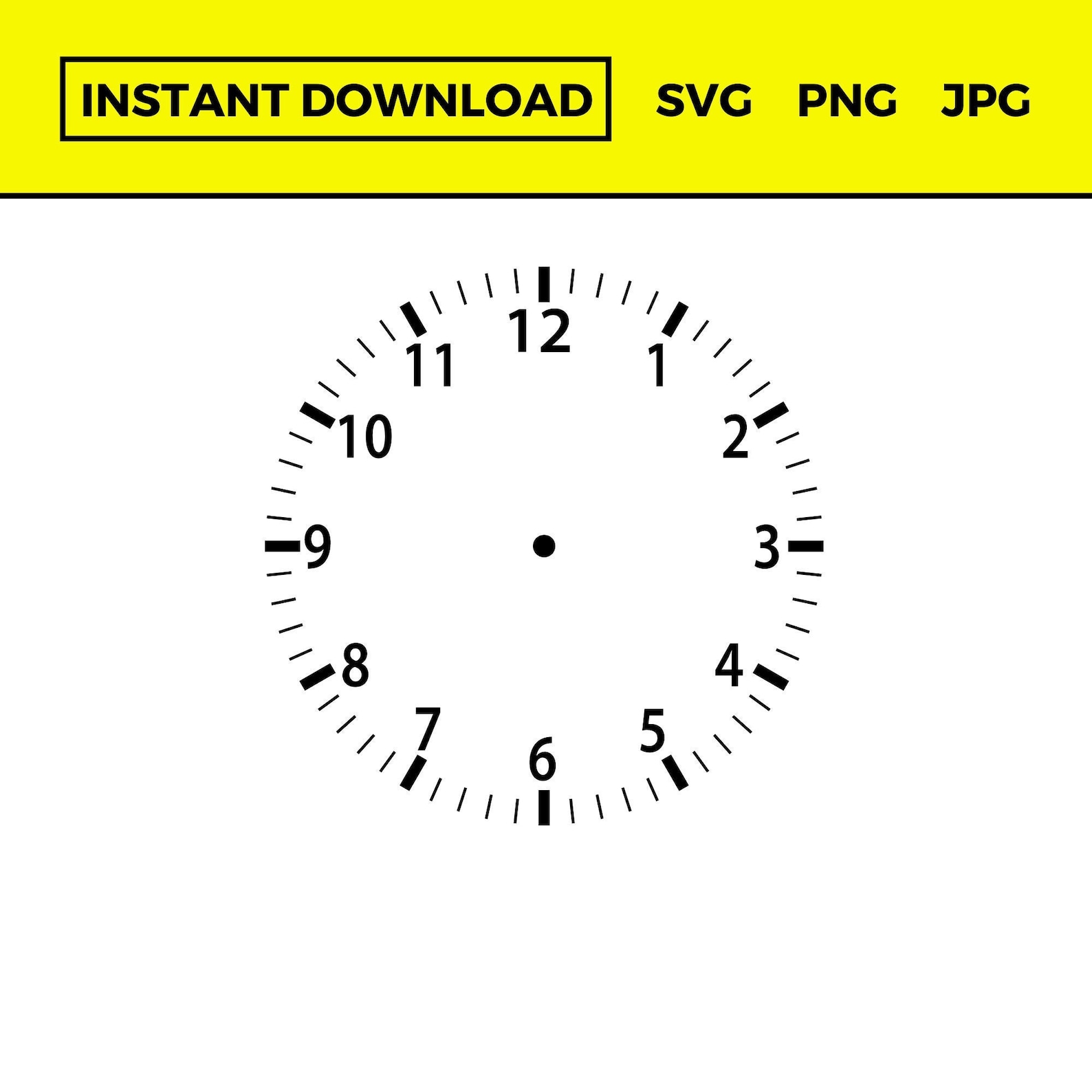 Clock Face SVG, Clock Face PNG, Clock Face JPG, Clock Face Image, Clock ...