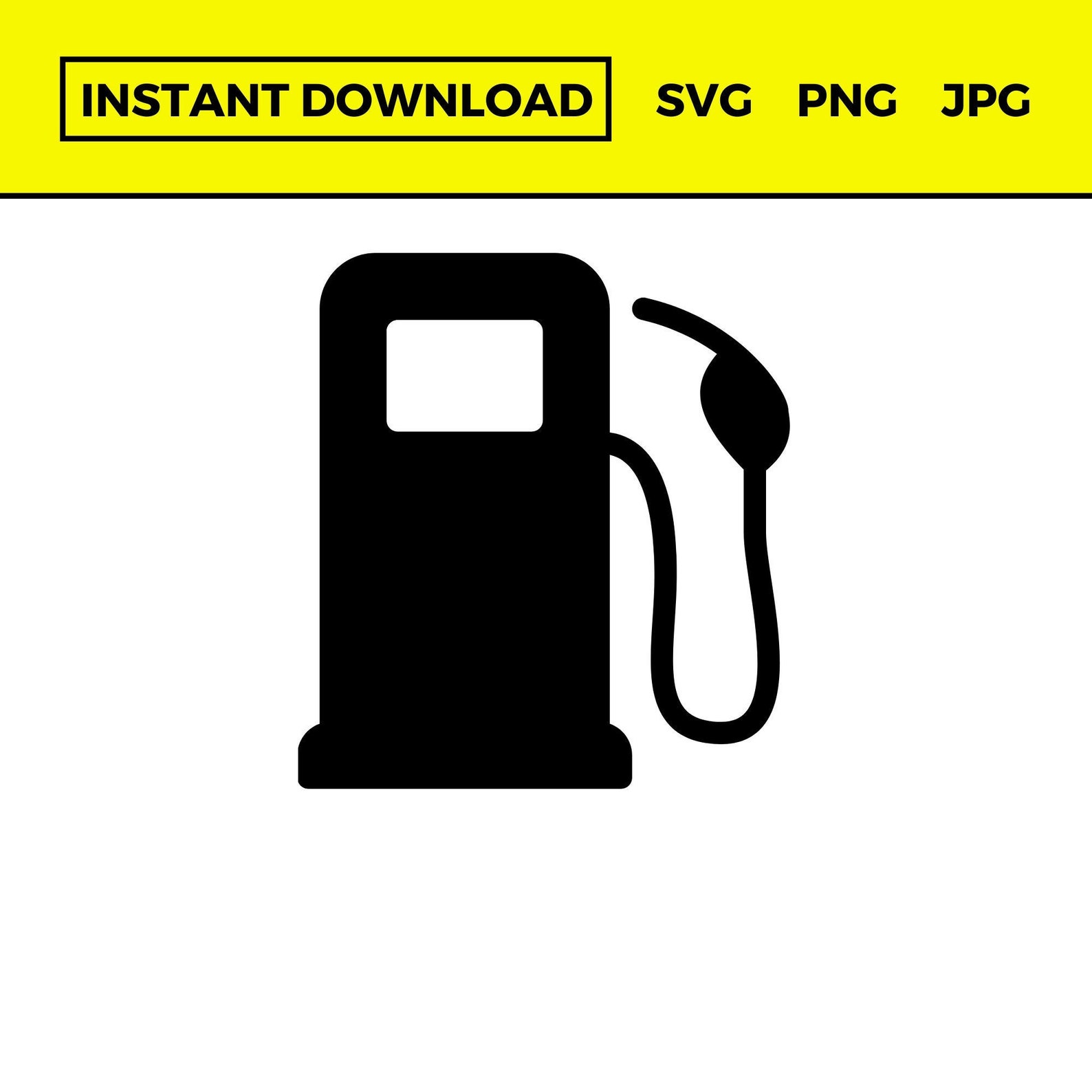 Gas Pump SVG, Gas Pump PNG, Gas Pump Silhouette SVG, Gas Pump ...
