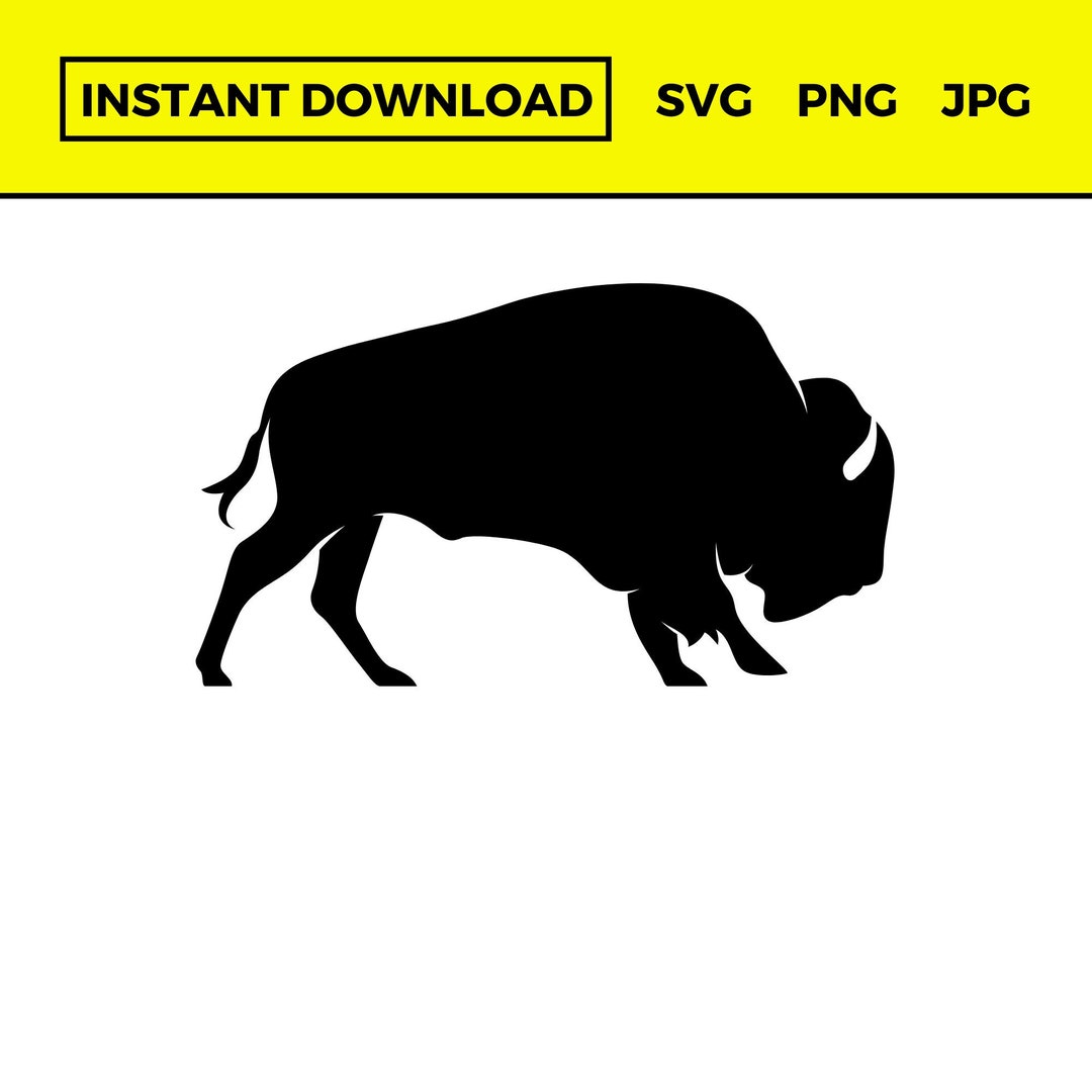 Buffalo SVG, Buffalo PNG, Buffalo Silhouette, Buffalo Image, Buffalo - Etsy
