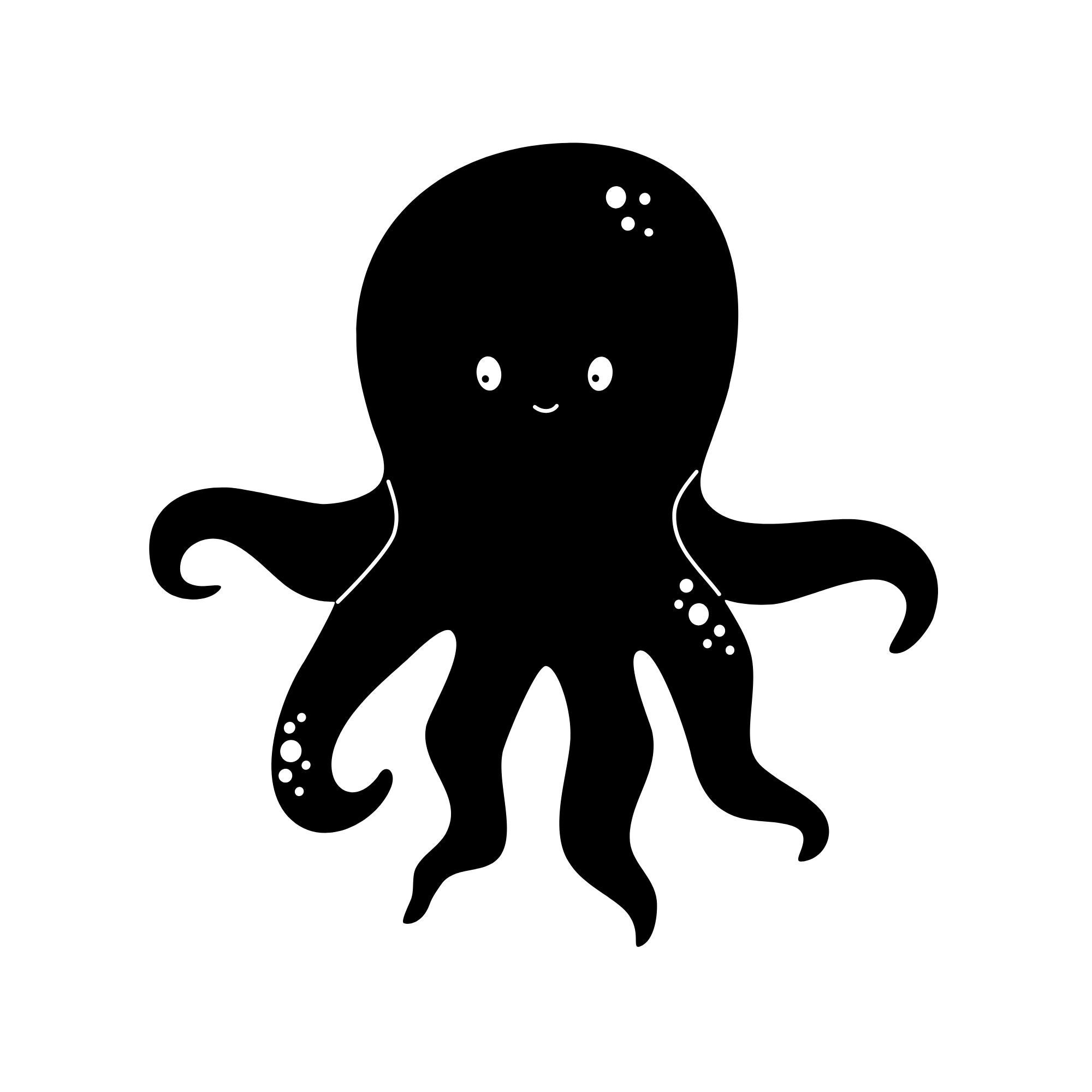 Octopus SVG, Octopus PNG, Octopus Silhouette SVG, Octopus Silhouette ...