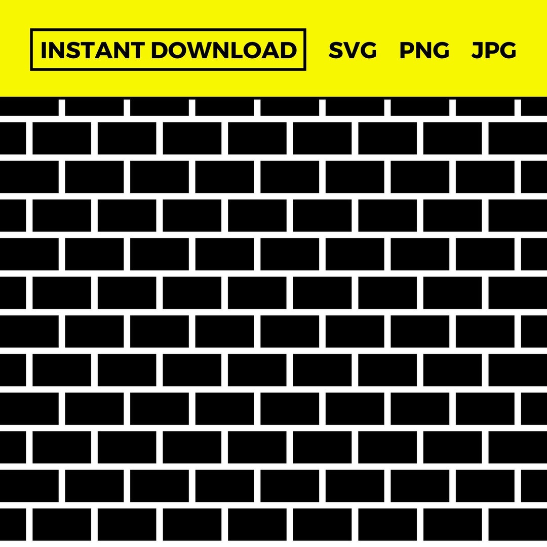 Brick Pattern SVG, Brick Pattern PNG, Brick Pattern, Brick Pattern ...