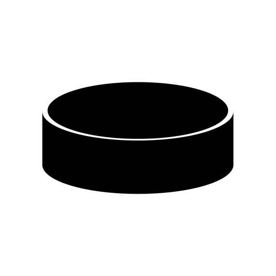 Hockey Puck Silhouette