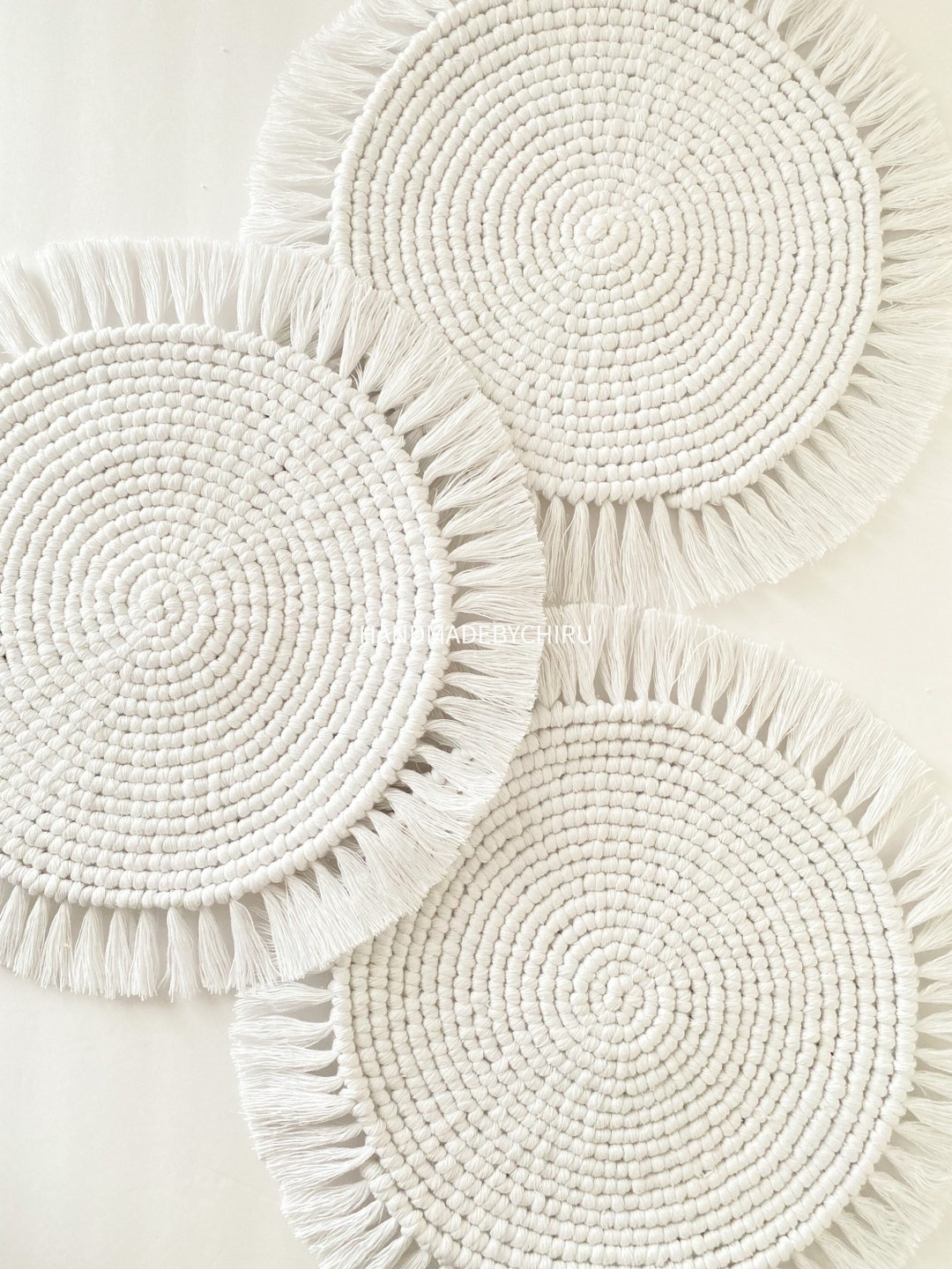 Dinning Platemats | Wedding Decor | Boho Style | Aesthetic | Home Decor ...