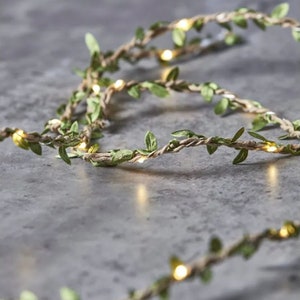 Leaf Twine String Lights - Etsy