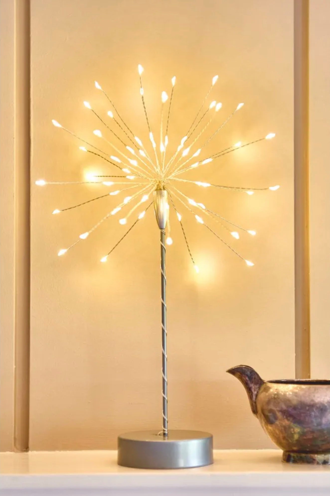 Silver Mini Table Stardust Light - Etsy