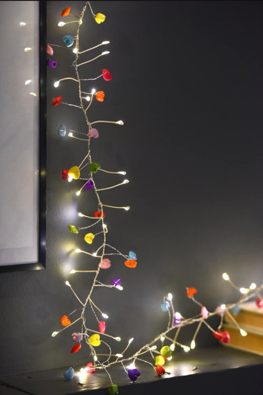 Sweet Heart Fairy Lights - Fun Bright String Design - Etsy