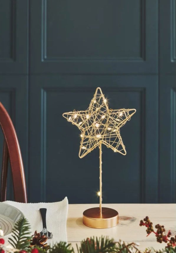 Table Star Ornament Freestanding Decor - Etsy