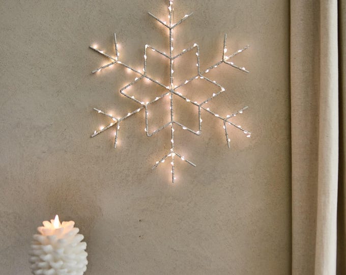 Christmas Lighted Snowflake Instant Décor Window Decoration – 1 Piece ...