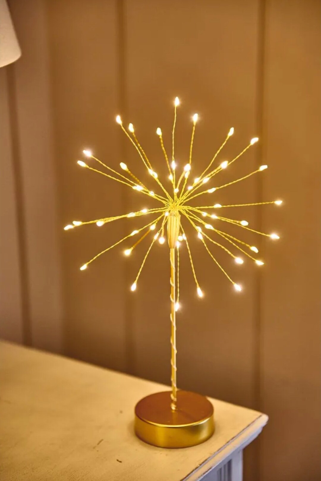 Gold Mini Table Stardust Light - Etsy