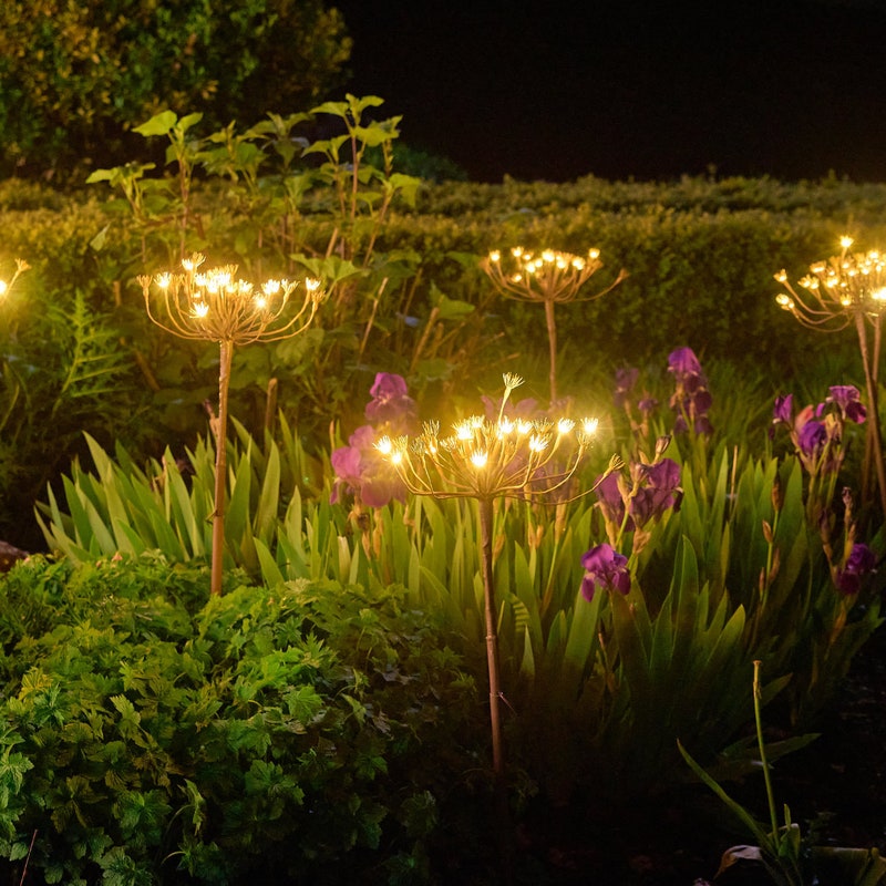 Solar Garden Lights - Etsy
