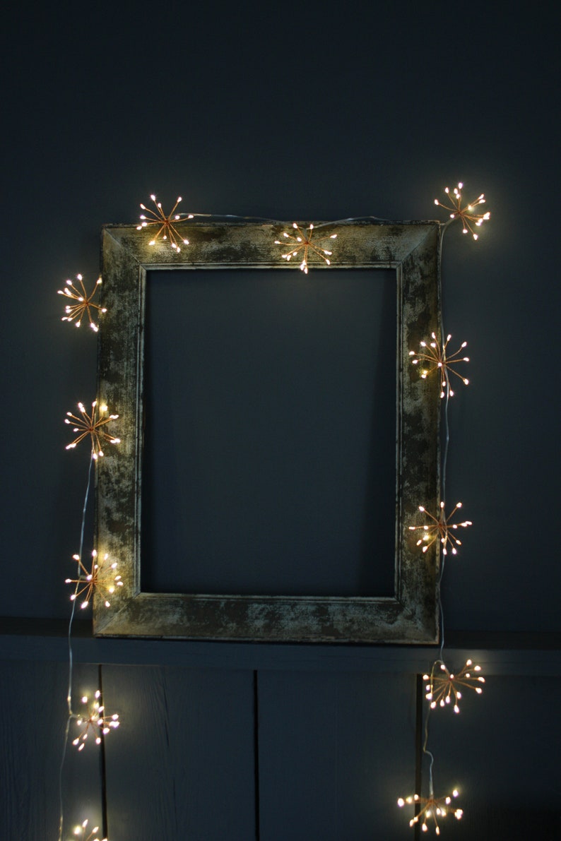 Starburst Chain Lights Indoor/outdoor Fairy String With 150 - Etsy