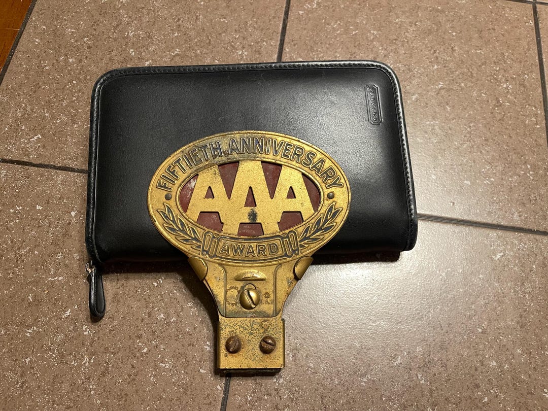 1952 AAA 50th Anniversary Plate Topper - Etsy