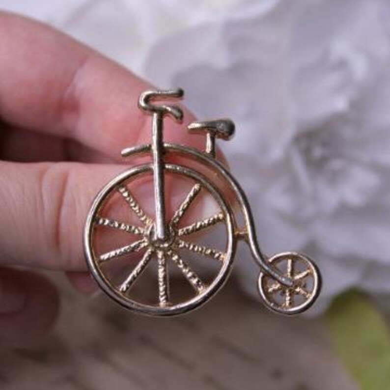 Vintage Bicycle Brooch Sarah Coventry Penny Farthing Bicycle Brooch - Etsy
