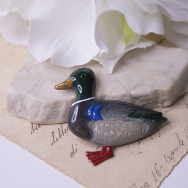 Duck Brooch - Etsy