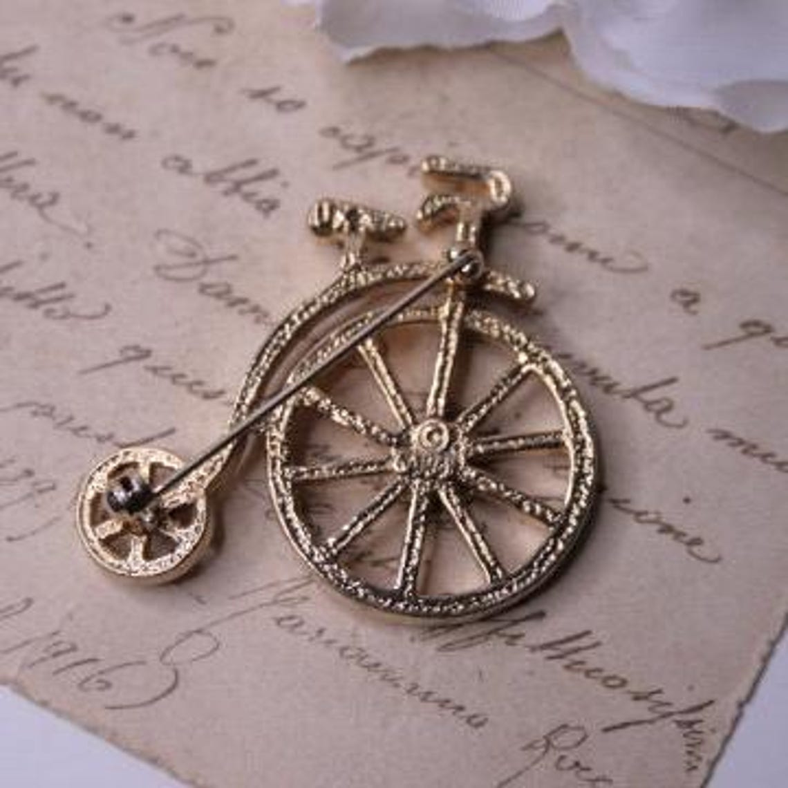 Vintage Bicycle Brooch Sarah Coventry Penny Farthing Bicycle Brooch - Etsy