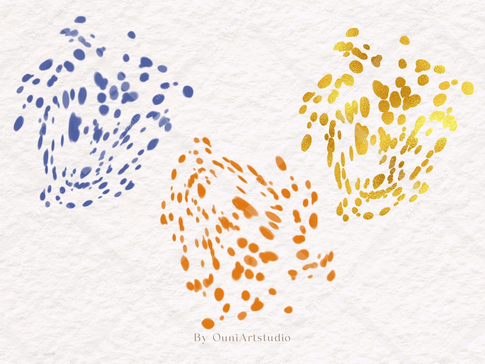 Watercolor Abstract Clipart, Digital Elements PNG, Abstract Shapes ...