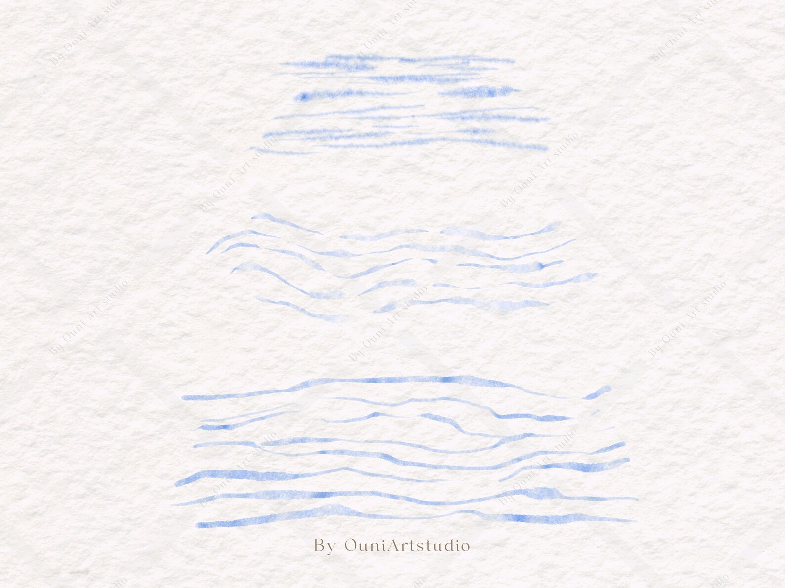 Watercolor Abstract Clipart, Digital Elements PNG, Abstract Shapes ...