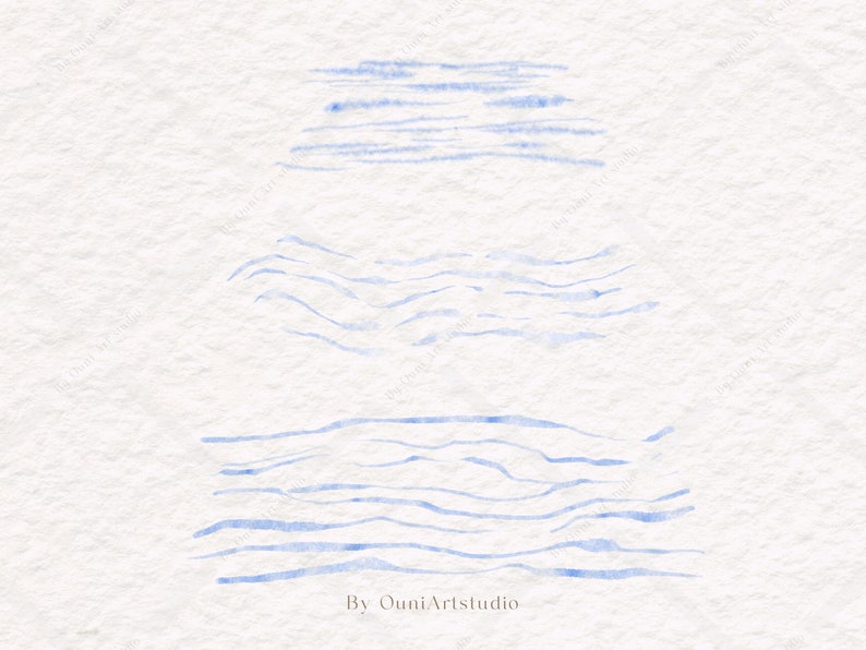 Watercolor Abstract Clipart, Digital Elements PNG, Abstract Shapes ...