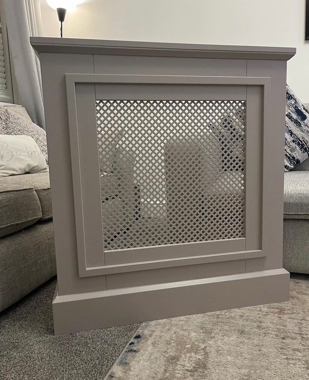 Unique Radiator Cover Diamond Mesh - the Christina Design - Etsy UK