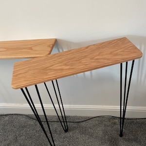 Radiator Cover Table Oak Console Table Rustic Design With Solid Oak Top ...