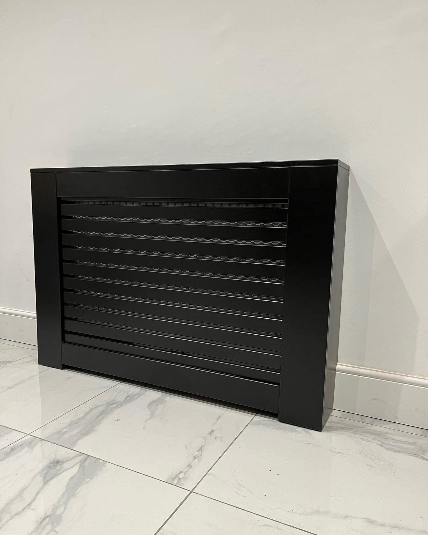 Black Radiator Cover Horizontal Slatsblack Horizontal Slat - Etsy UK