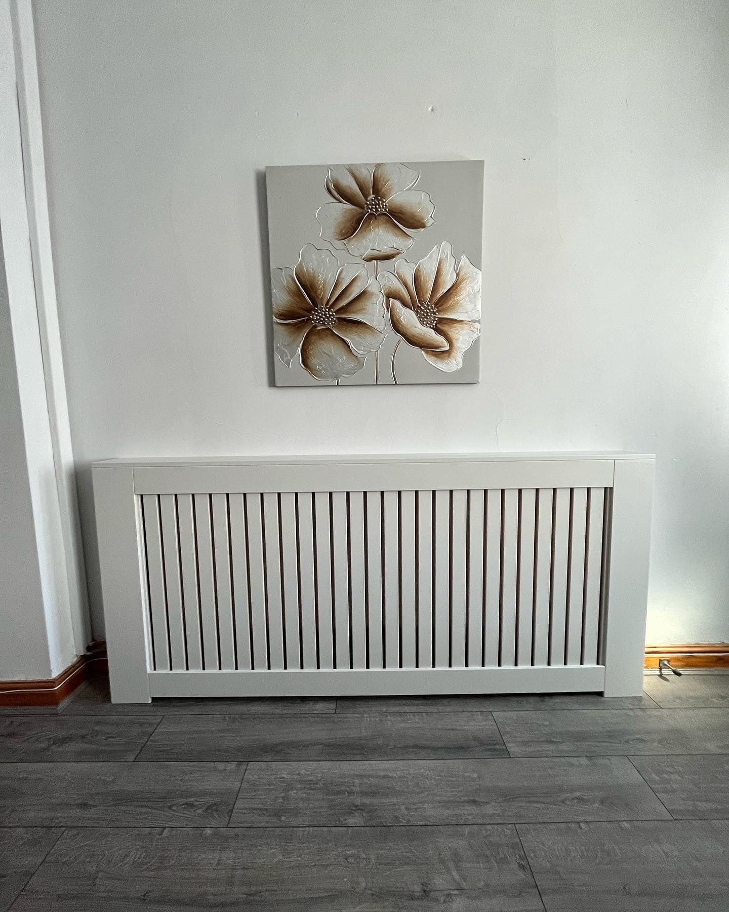 Radiator Cover White Bespoke Made to Measure - Etsy UK
