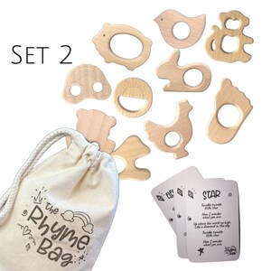 Wooden Nursery Rhyme Song Bag - A Durable EYFS Teaching Resource ...