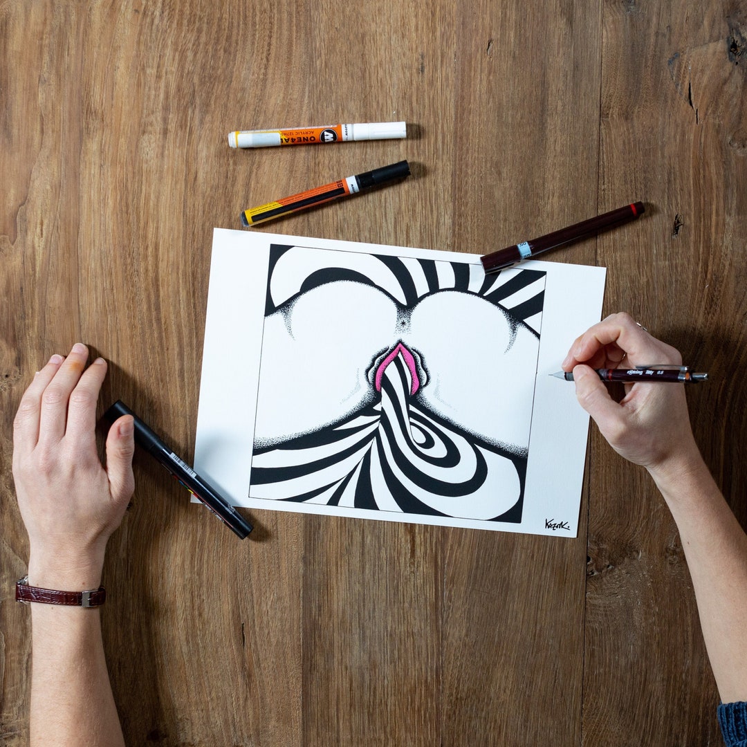 VULVAR FLOOD Print A4 - Etsy