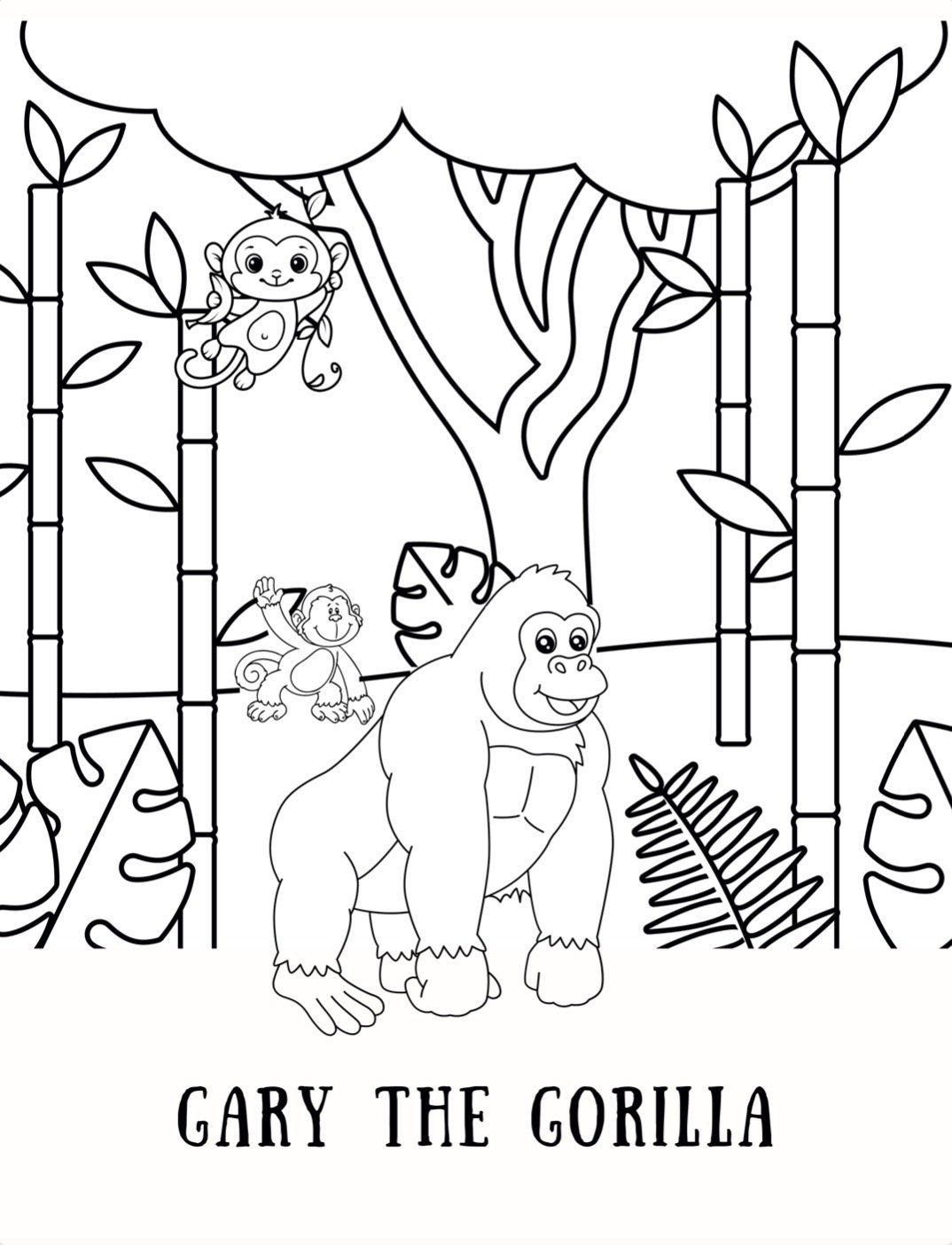 50 Page Big & Easy Animals Coloring Book for Toddlers - Etsy