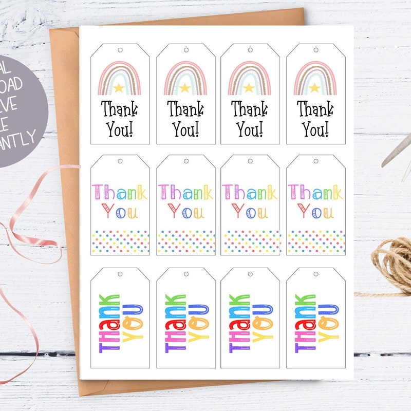 Thank You Gift Tags - 60+ Gift Ideas for 2025