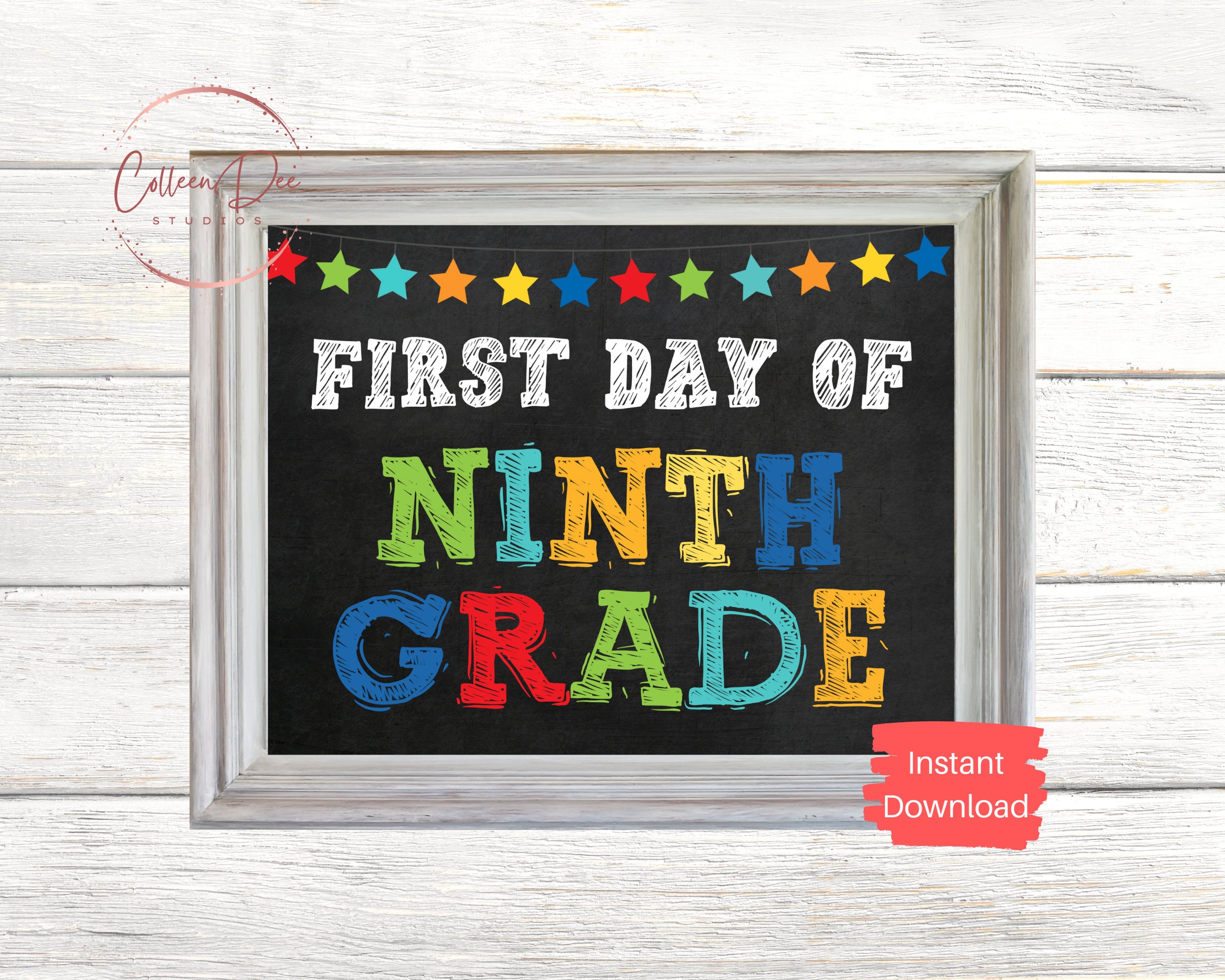 NINTH GRADE SIGN First Day of 9th Grade Sign Start School - Etsy NINTH GRADE SIGN First Day of 9th Grade Sign Start School - Etsy
