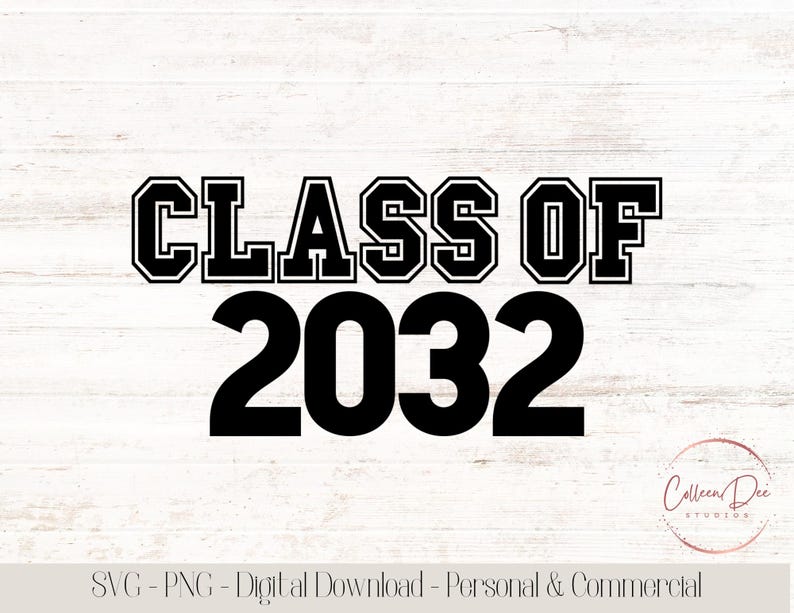 CLASS of 2032 | School Shirt | Class of 2032 Shirt | Sublimation DTF ...