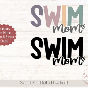 Swim Mom Svg | Swim Mom Life | Mom Life | Swim Team Designs | Cut File ...