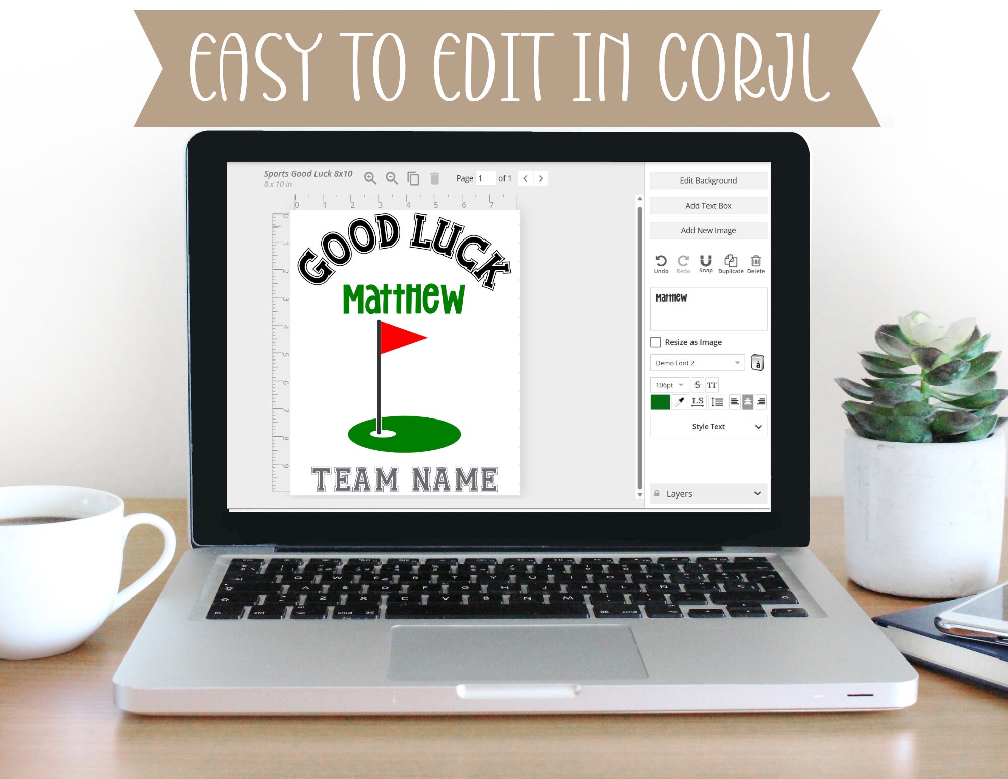 Editable Golf Good Luck Printable Sign Golf Team Good Luck - Etsy