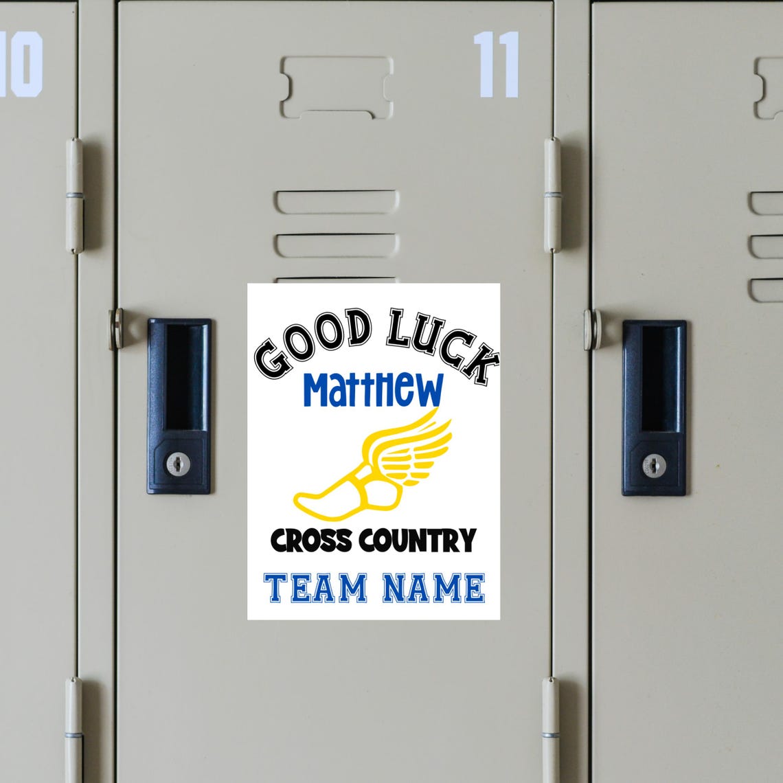 Editable Cross Country Good Luck Printable Sign | Cross Country Team ...