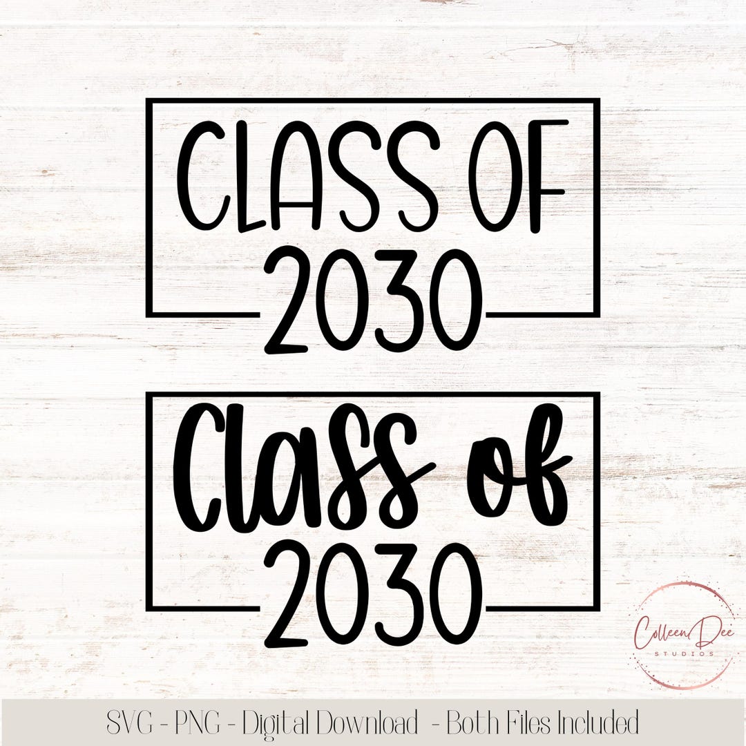 CLASS of 2030 | School Shirt | Class of 2030 Shirt | Sublimation DTF ...