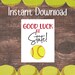 SOFTBALL Good Luck at State Printable Tag Team Good Luck Tag Printable ...
