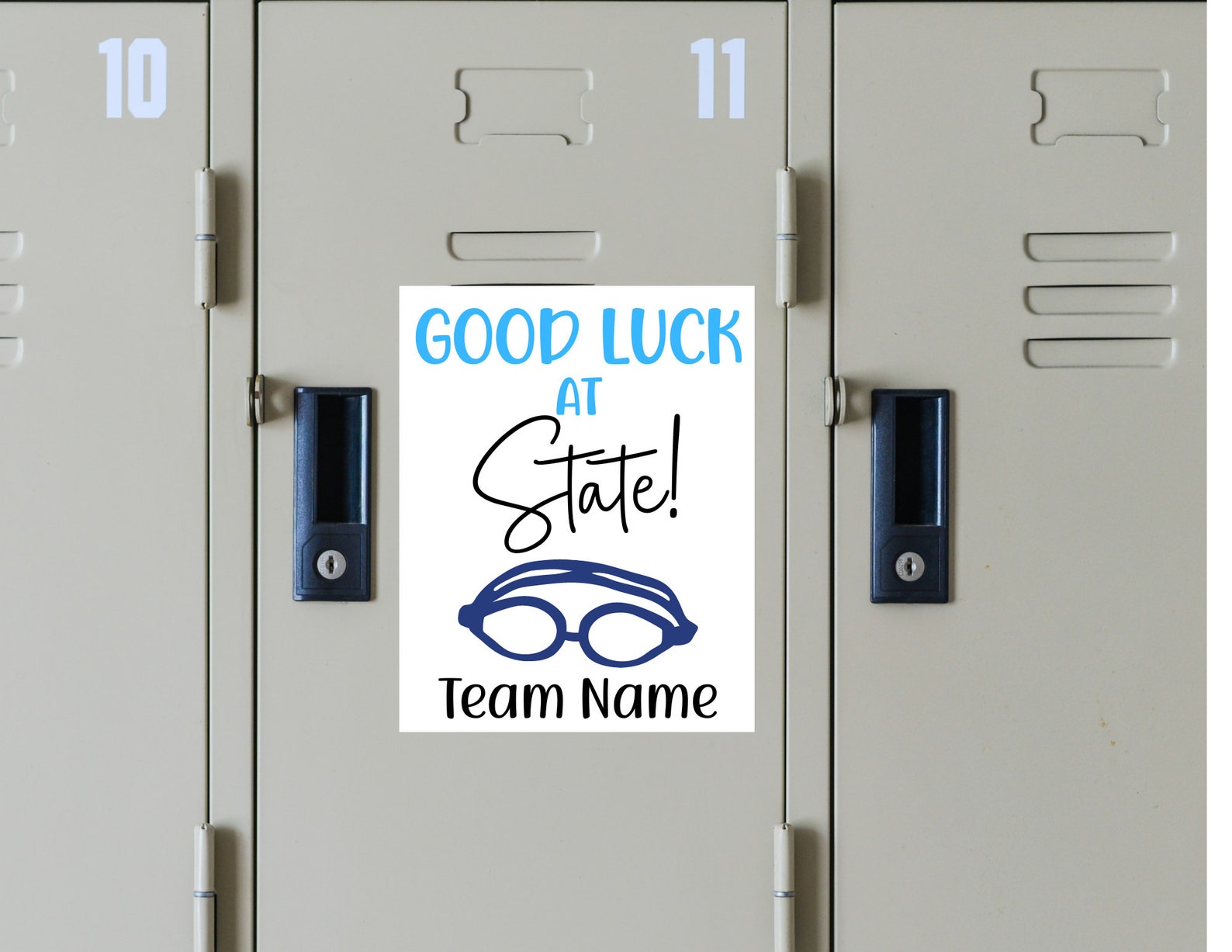 Editable Swimming Good Luck at State Printable Tag Swim Dive - Etsy