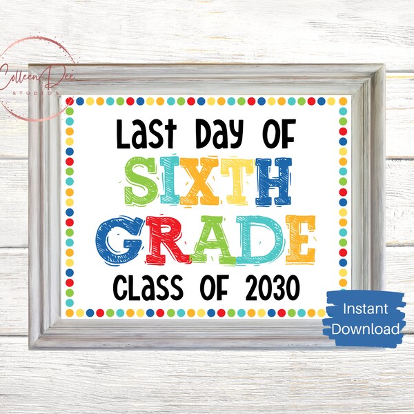 Sixth Grade Prop - Etsy