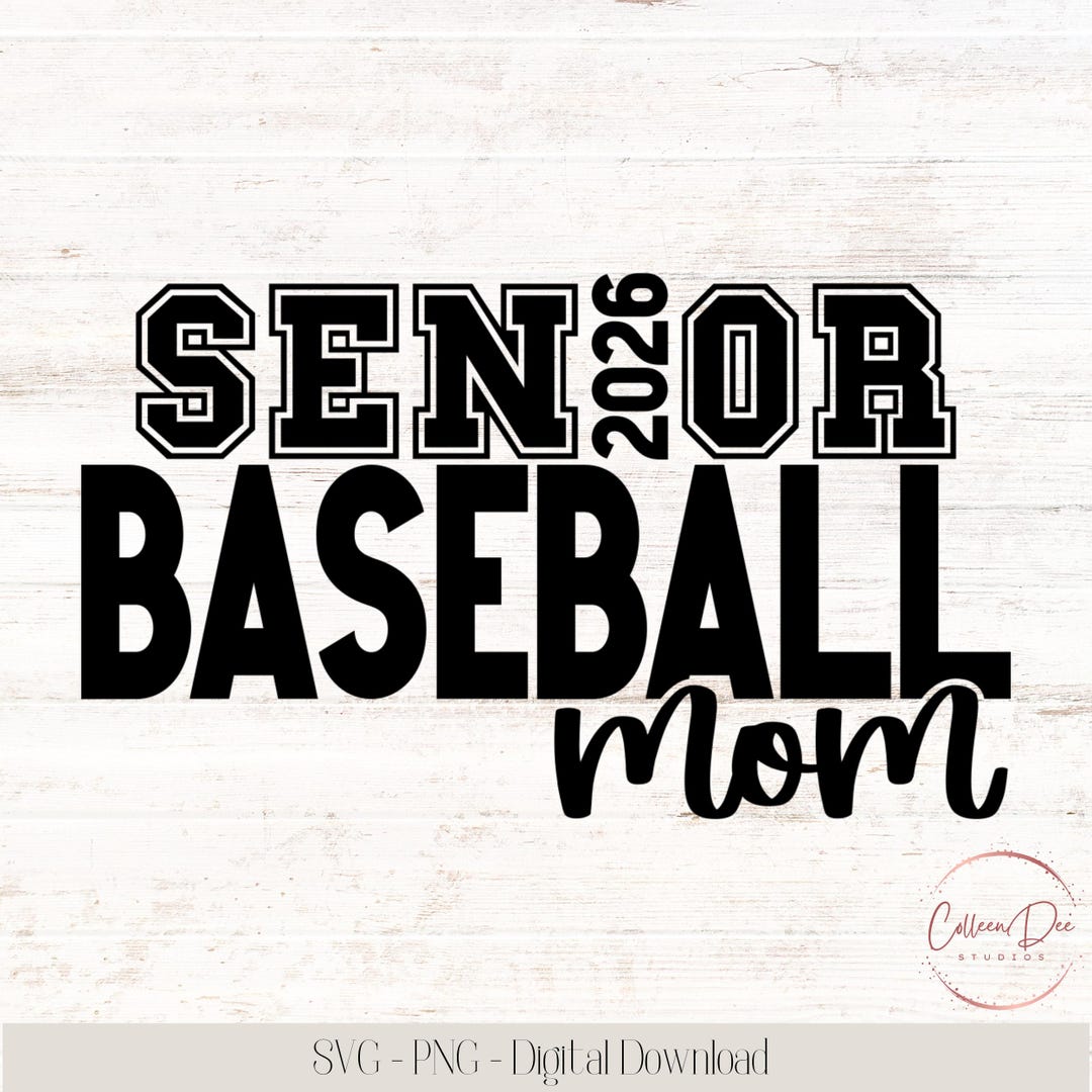 Senior Baseball Mom 2026 | Baseball Team Mom Life | Senior 2026 Mom ...