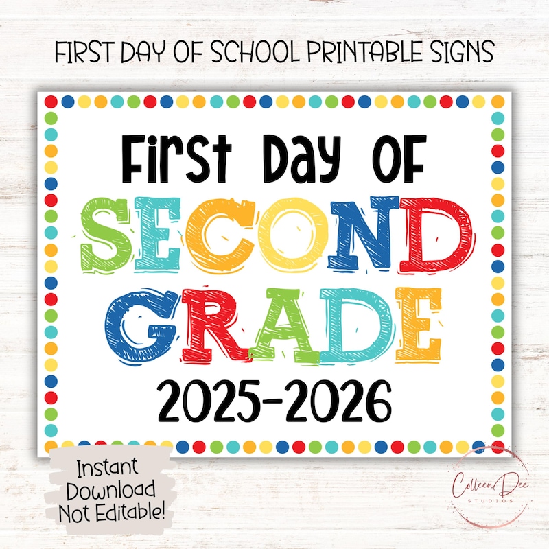 First Day of School 2025 26 - Etsy