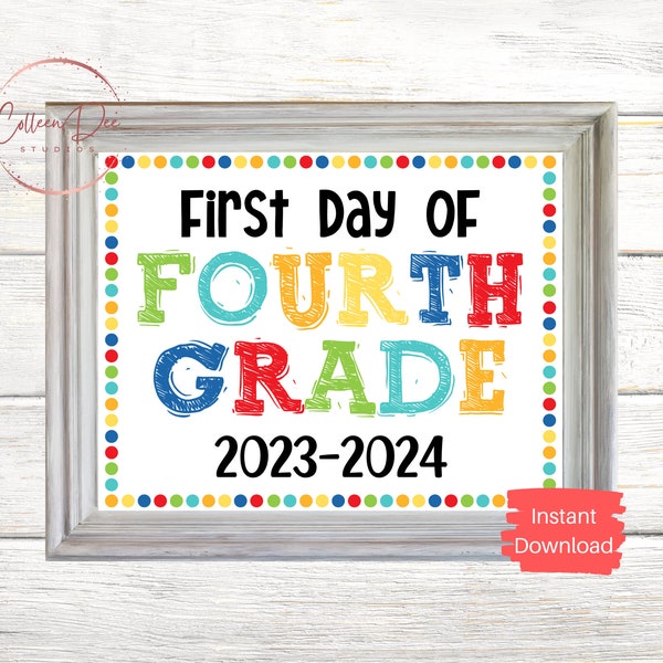 First Day of 1st Grade - Etsy