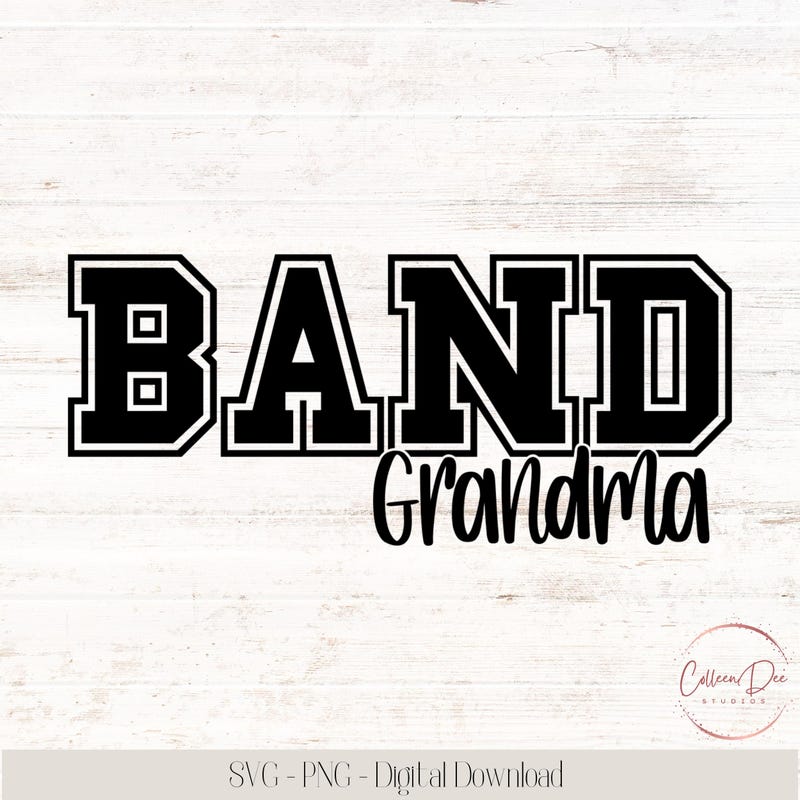 Band Grandma Svg - Etsy